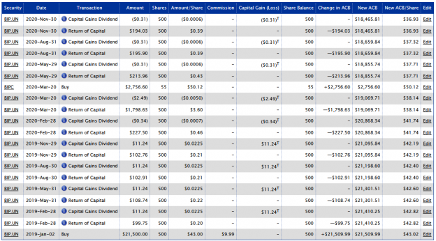 Tax Treatment of the Brookfield Infrastructure LP Unit Split and ...