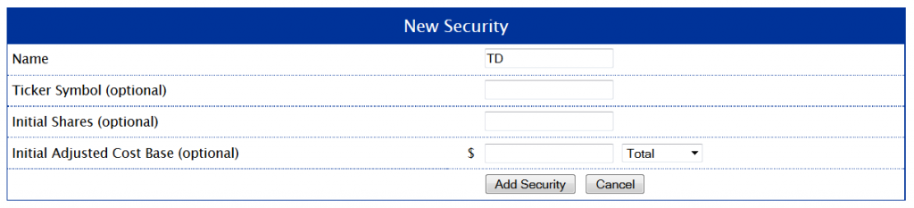 Getting Started on AdjustedCostBase.ca | Adjusted Cost Base.ca Blog